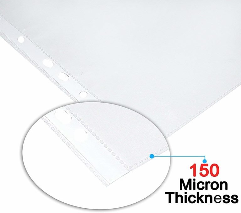 Transparent Document Sleeve, 50 Pcs Premium Quality Document Leaf ...