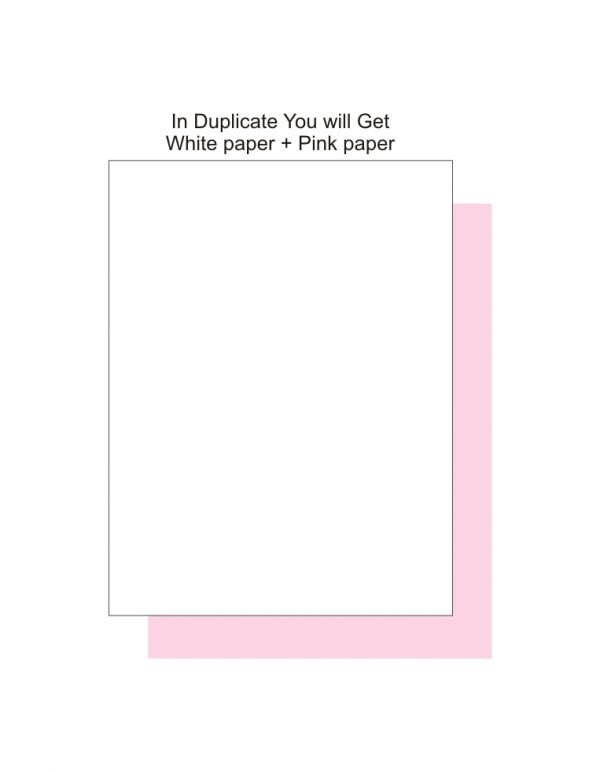 Ladies Tailor Bill Book/ Invoice / Receipt Copy | for Boutique/ Tailoring