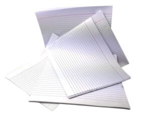 Answer Sheets Exam Sheets Both Side Ruled Count 60 Sheets Without